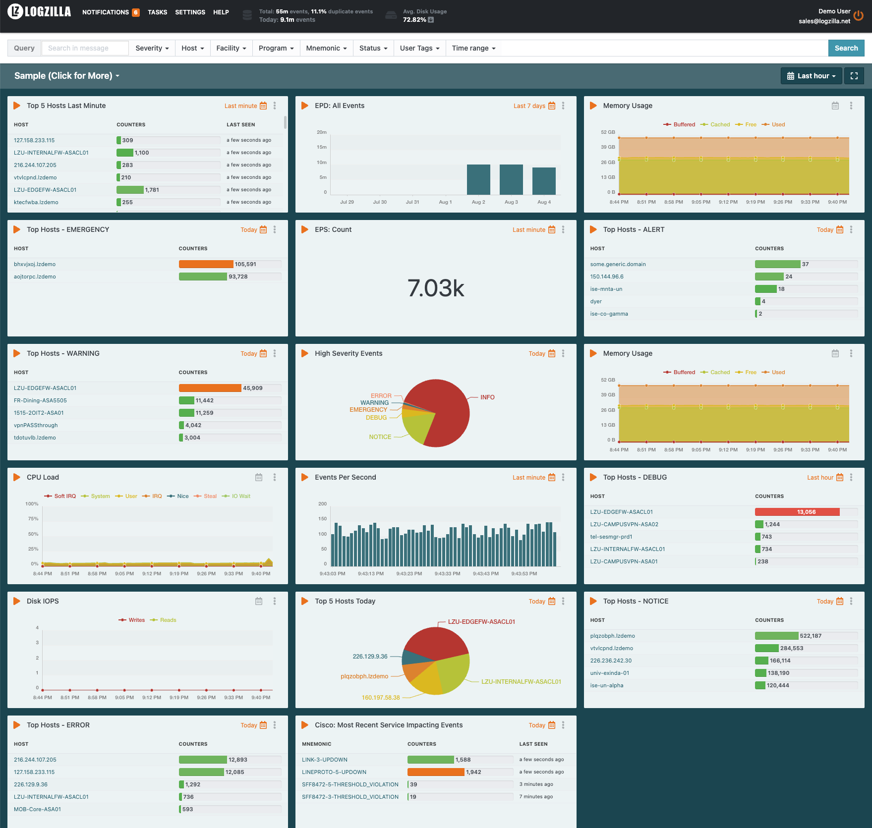 Http Receiver Settings | LogZilla Documentation